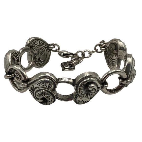 Brighton | Jewelry | Brighton Penelope Heart Bracelet Retired Design ...